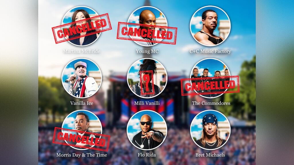 Jilted Trump Blows Up America’s 250th Birthday Concert