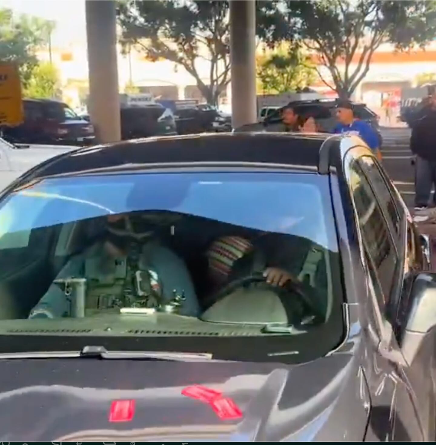 Masked Trump Goons Snatch Dad’s Car With Toddler in the Back