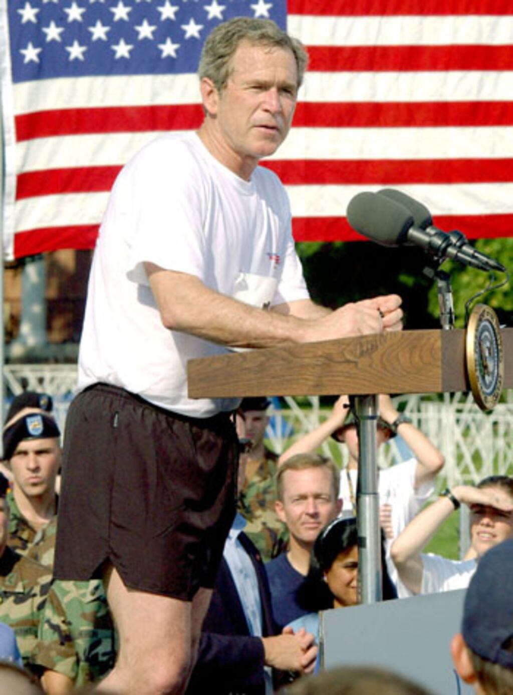 Bill Clinton and Politicians in Short Shorts (Photos)