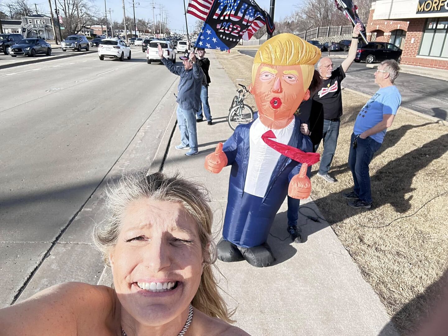 Insane Trump Merch Store Shut Down for Taking Over Sidewalk
