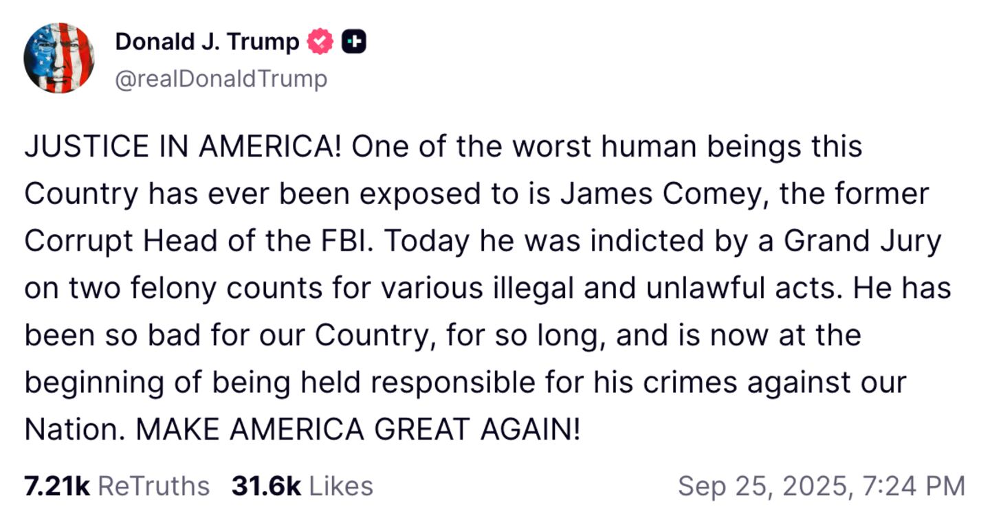 All the Fatal Flaws in Donald Trump’s Revenge Case Against James Comey