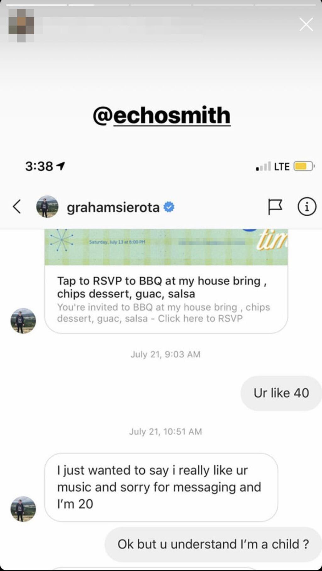 Echosmith Drummer Graham Sierota’s Predatory Messages to Travis Barker ...