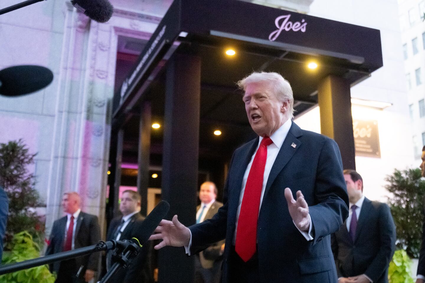 Protesters Spill on How They Got a Seat at Donald Trump’s D.C. Dinner