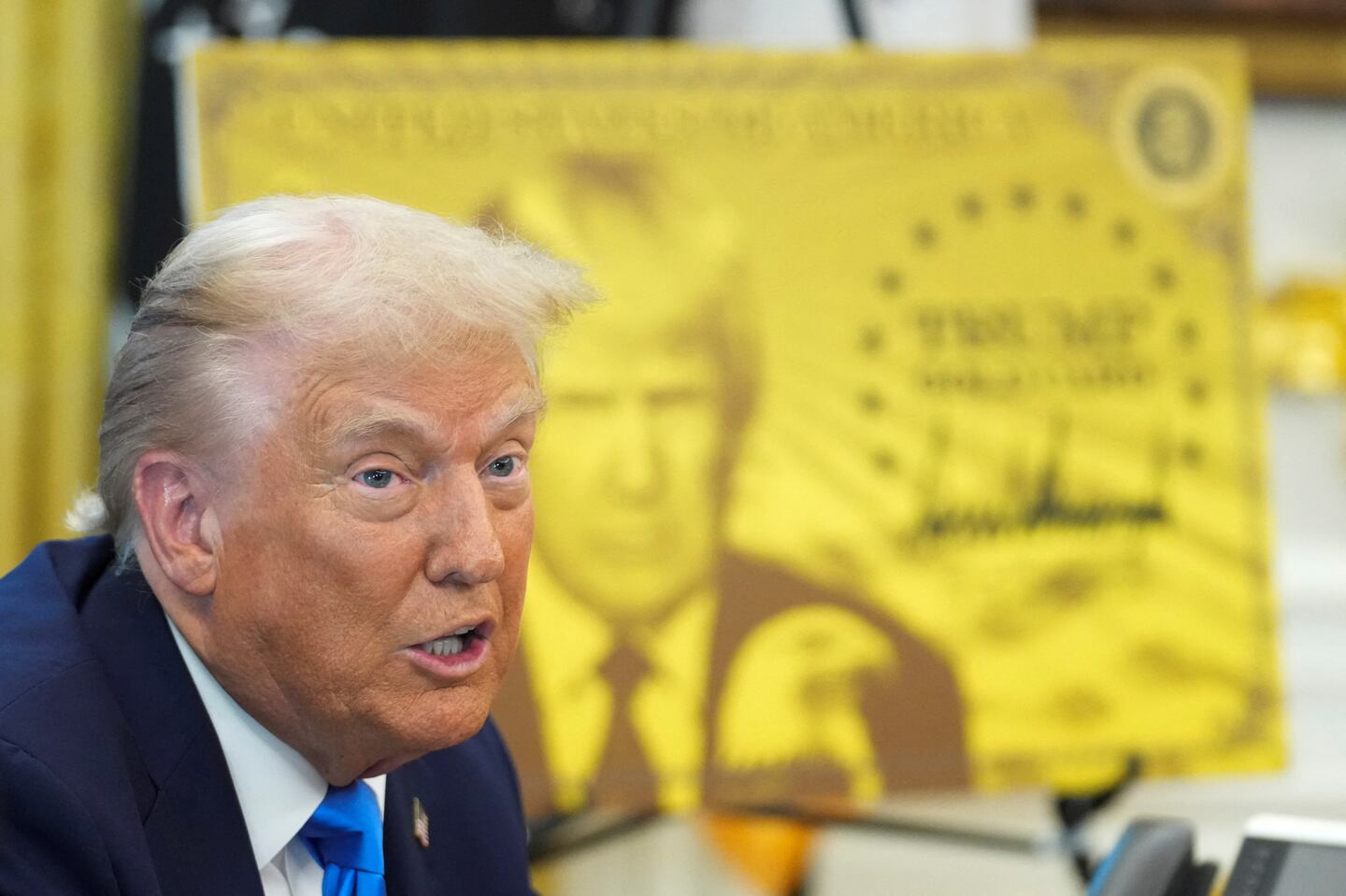 Pastor Mark Burns Defends Bizarre Golden Trump Statue