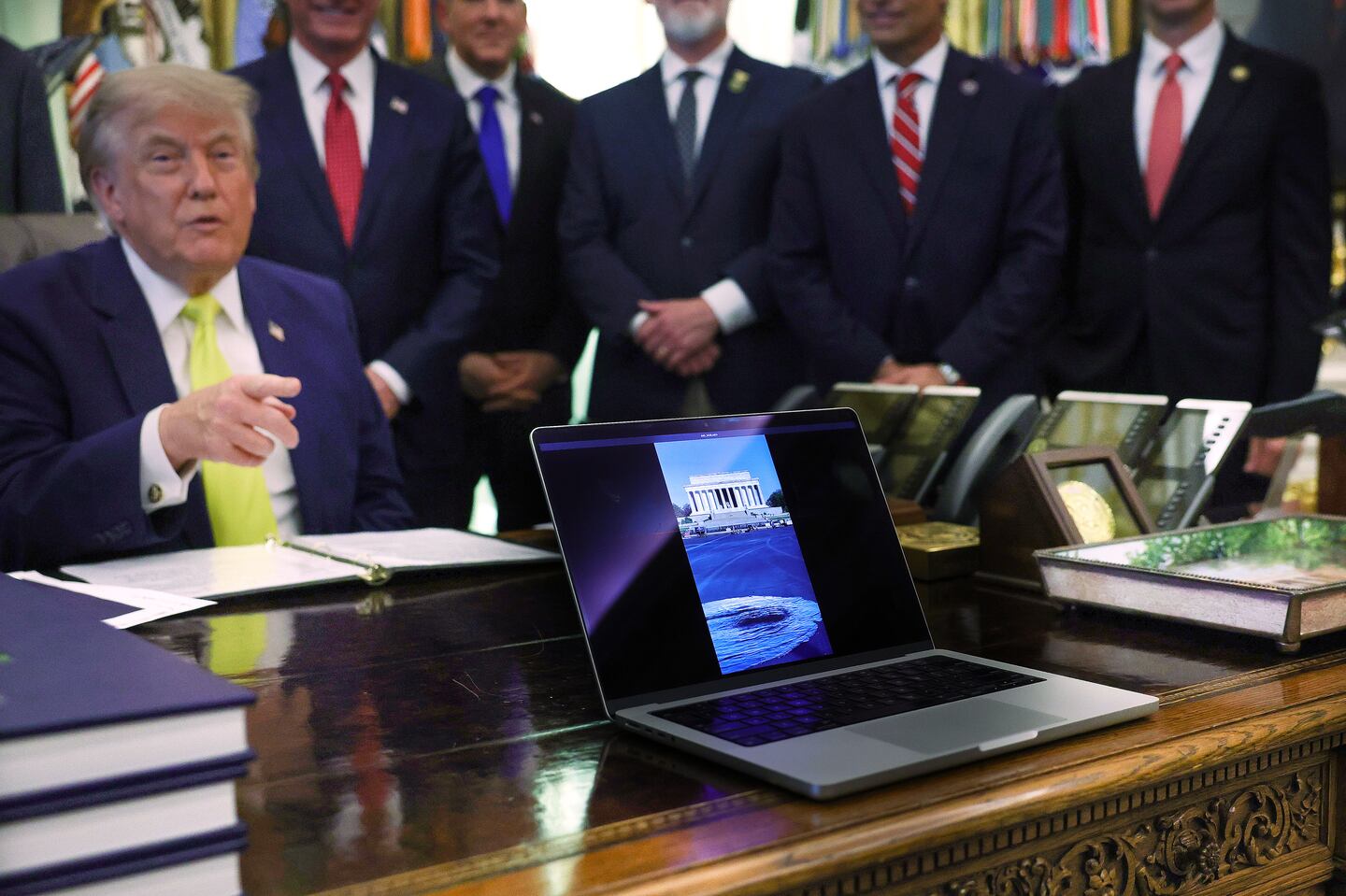 Trump Melts Down Over Reflecting Pool ‘Paint Job’