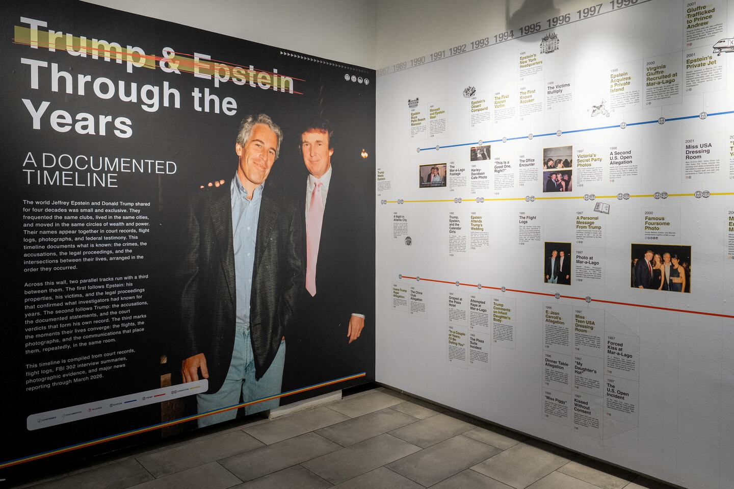 Jeffrey Epstein Files New York Exhibit To Go on National Tour