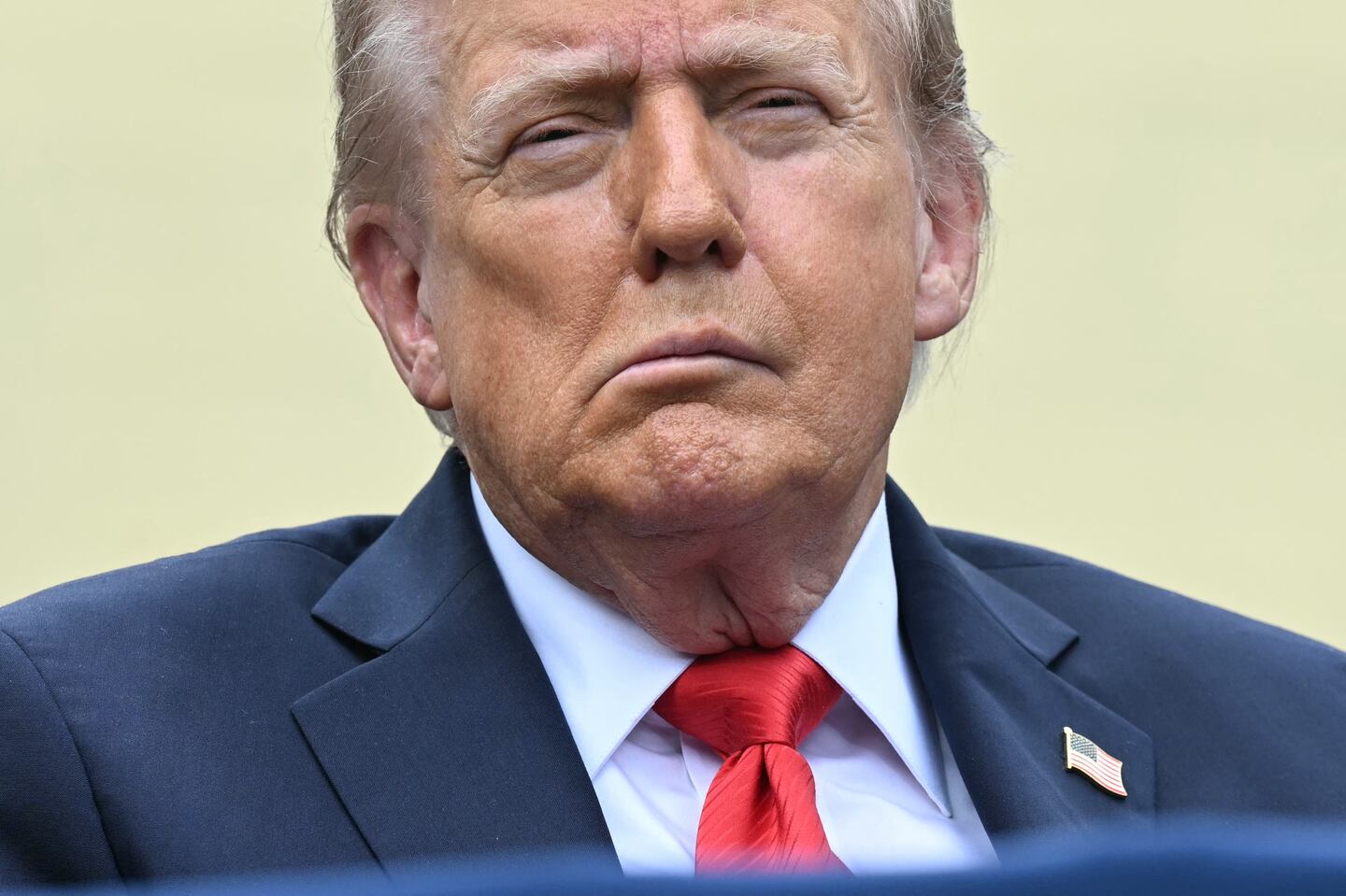 Trump, 79, Adds New Sign to Remind Him Where He Works