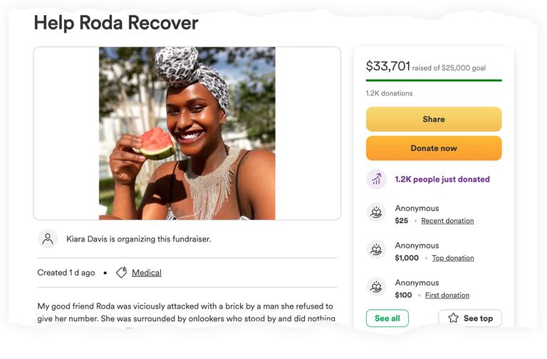 Viral ‘Brick Lady’ Roda Osman Accused of Fabricating Attack Claims for ...