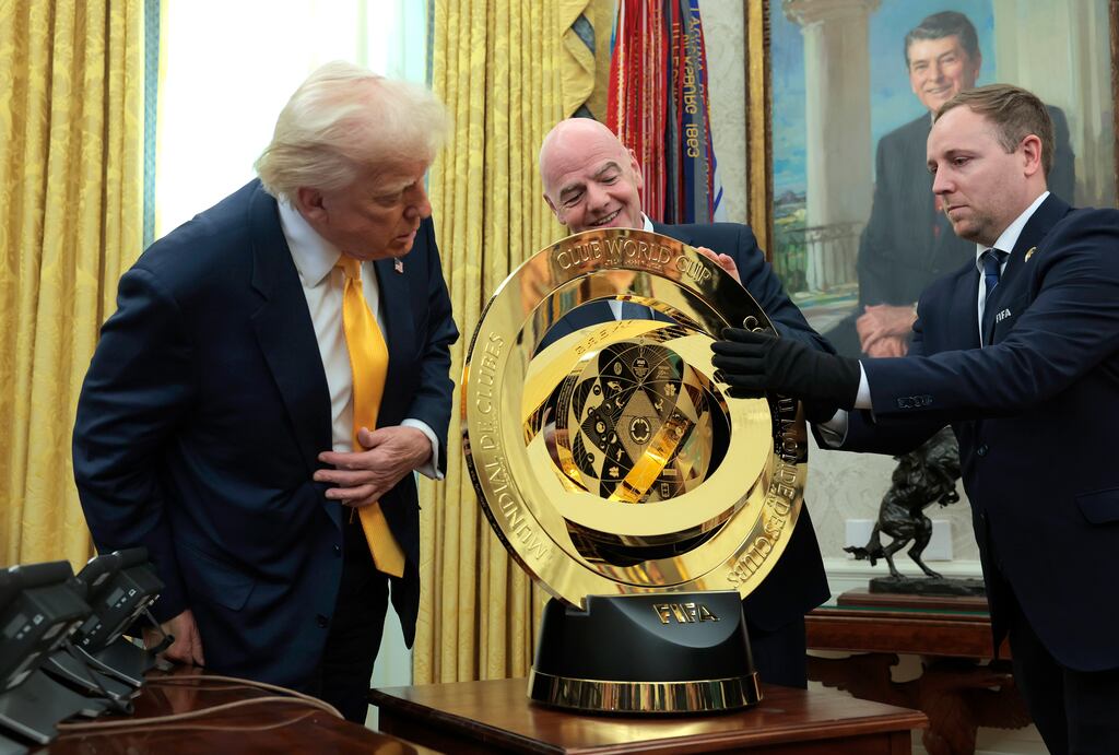 Trump Kept Gold Club World Cup Trophy for Himself So FIFA Had to Give ...