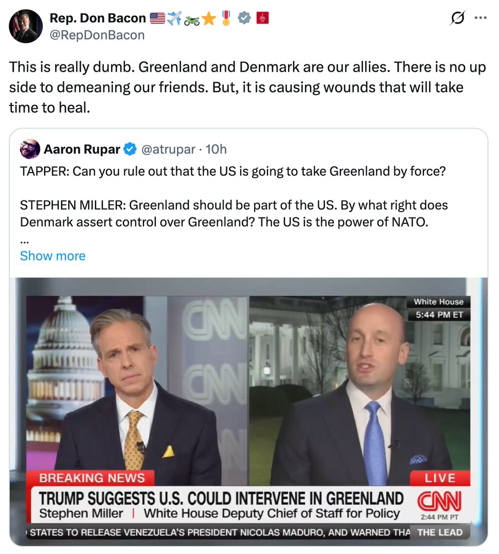 Republican Shreds Stephen Miller’s ‘Really Dumb’ Idea