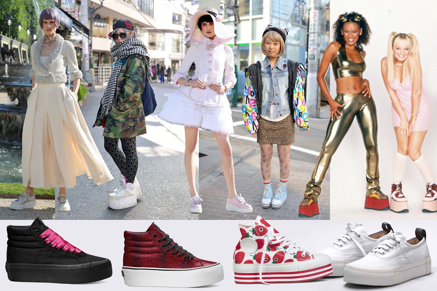 Spice Girl Platform Sneakers Return to Fashion