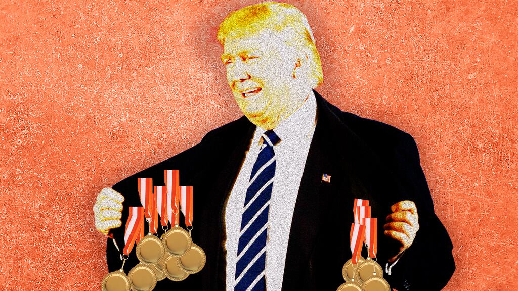 Trump Pockets More Medals He Didn’t Earn: ‘Can I Say I Won Them ...