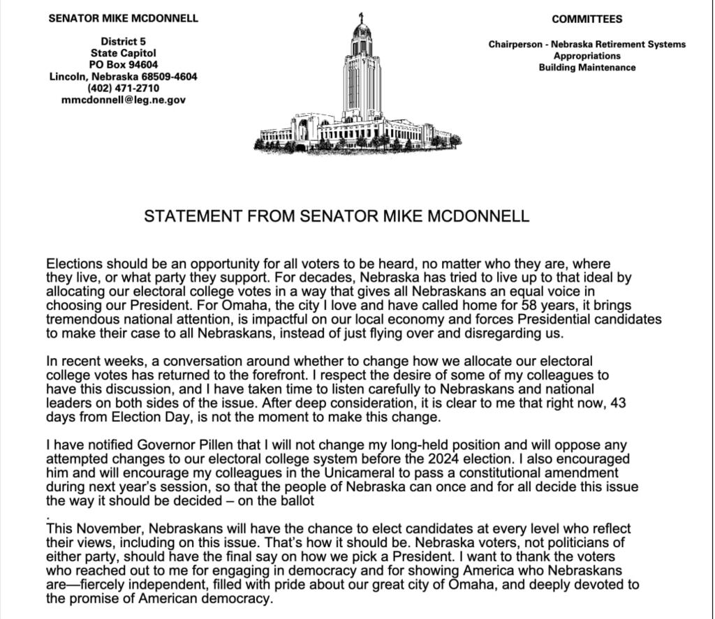 Nebraska State Sen. Michael McDonnell Defied Trump. It May Cost Him the ...