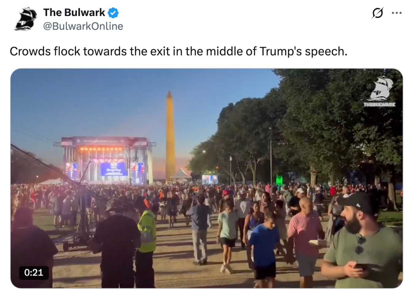 Empty State Fair Revealed Moments Before Donald Trump Took Stage