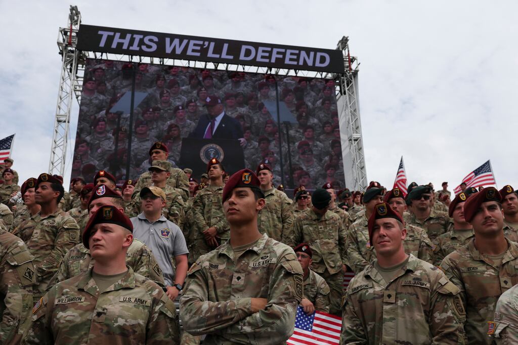 Orders Revealed for Trump’s Army Speech: ‘No Fat Soldiers’