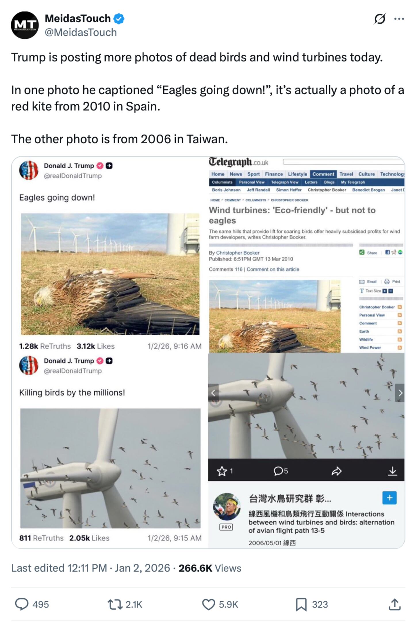 Bird-Brained Donald Trump, 79, Still Can’t Recognize a Bald Eagle