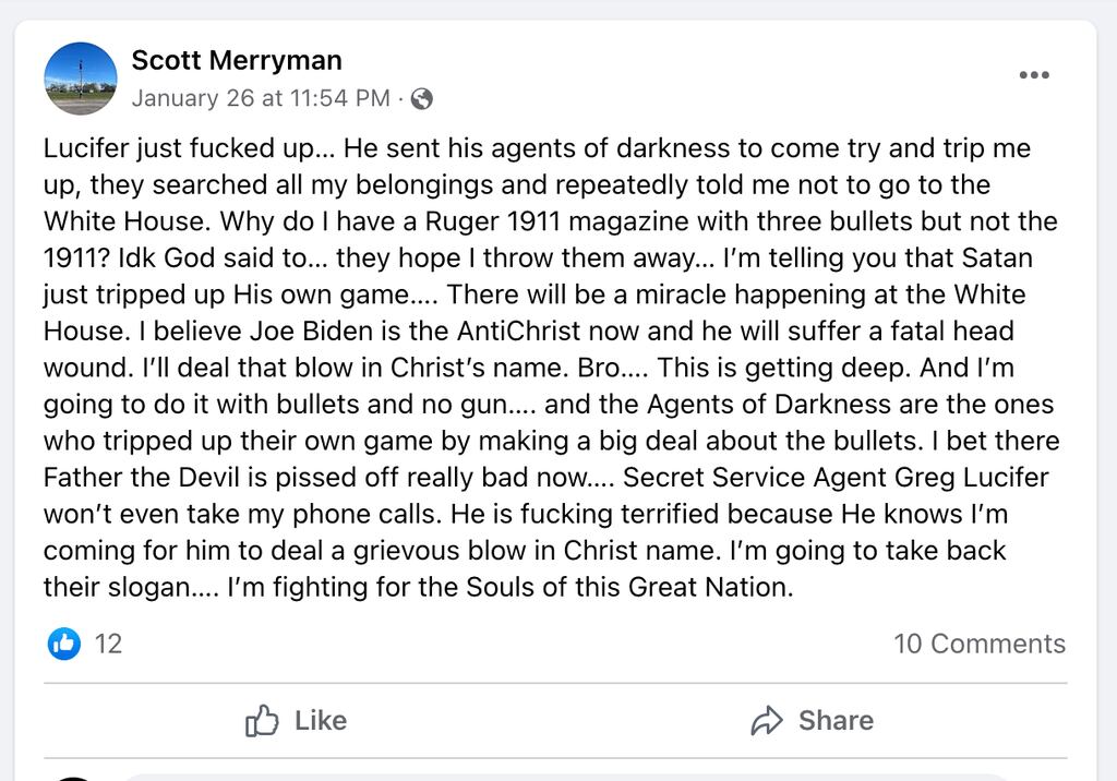 Scott Merryman of Independence, Kansas Charged With Threatening to Kill ...