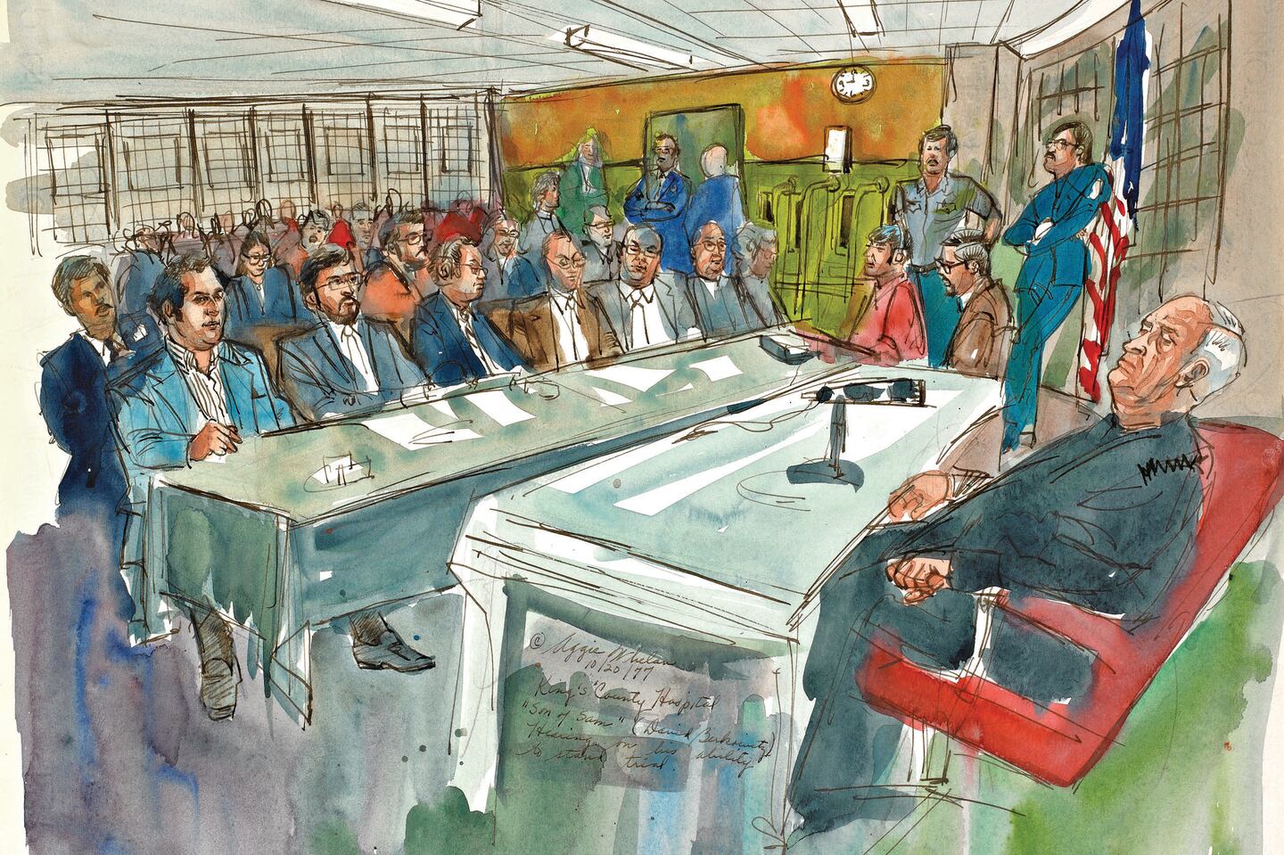 Celebrities in Court: 50 Years of Courtroom Illustrations