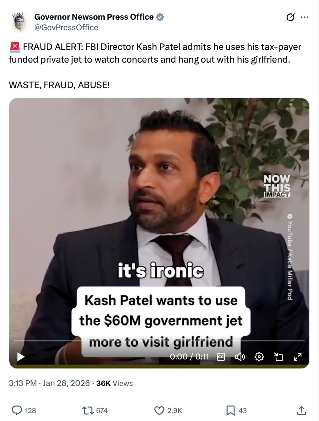 Newsom Sounds ‘Abuse’ Alarm on Keystone Kash’s Date Nights