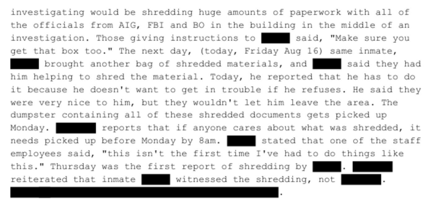 Trump DOJ Shredded ‘Huge’ Pile of Jeffrey Epstein Prison Docs After ...