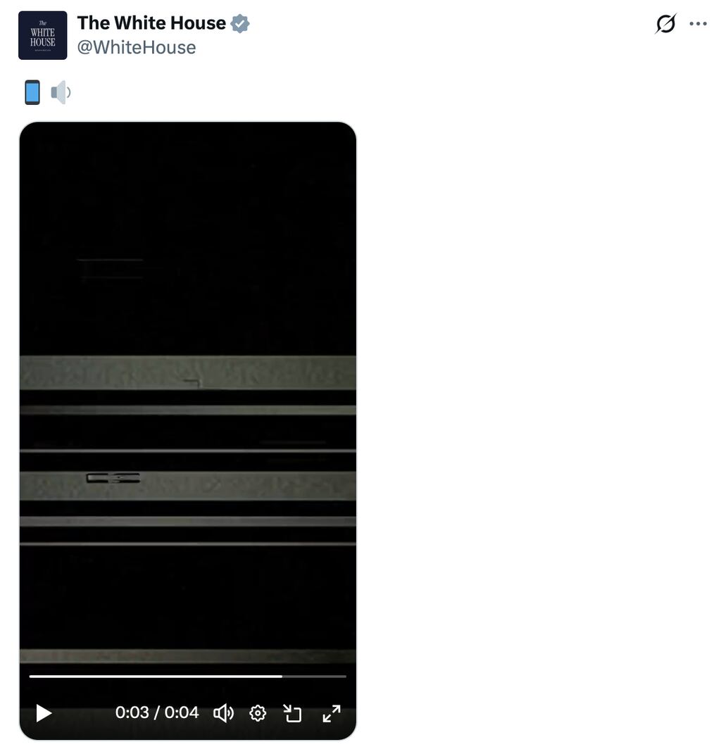 White House Fuels Conspiracies After Deleting Cryptic Post