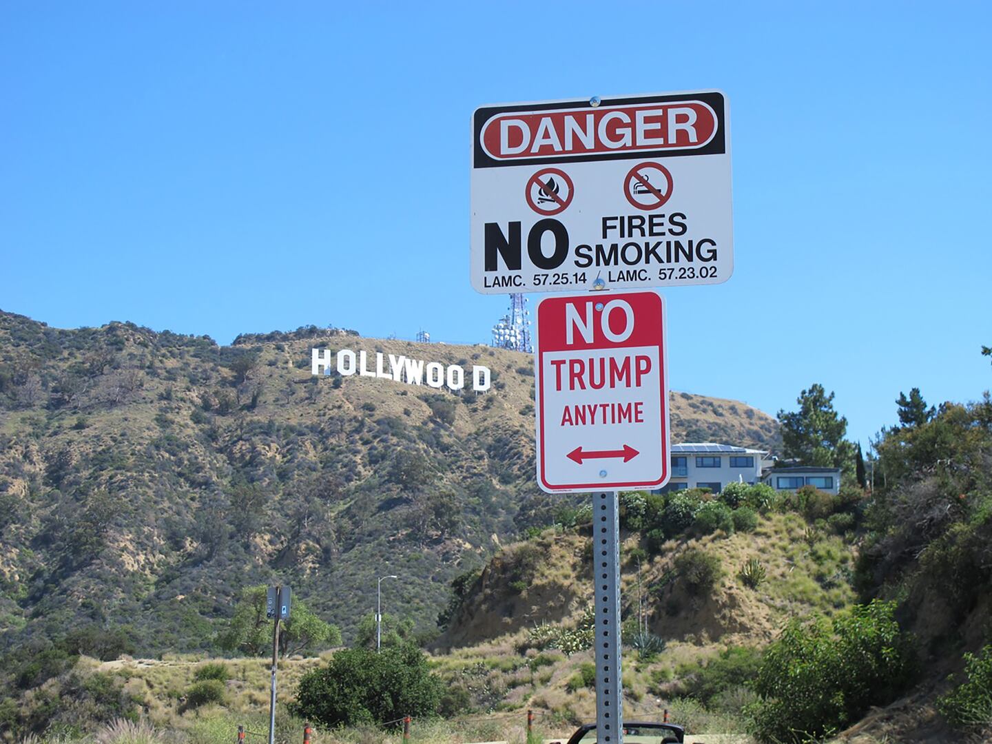 ‘No Trump Anytime’ Street Signs Take Over the Country—Courtesy of L.A ...