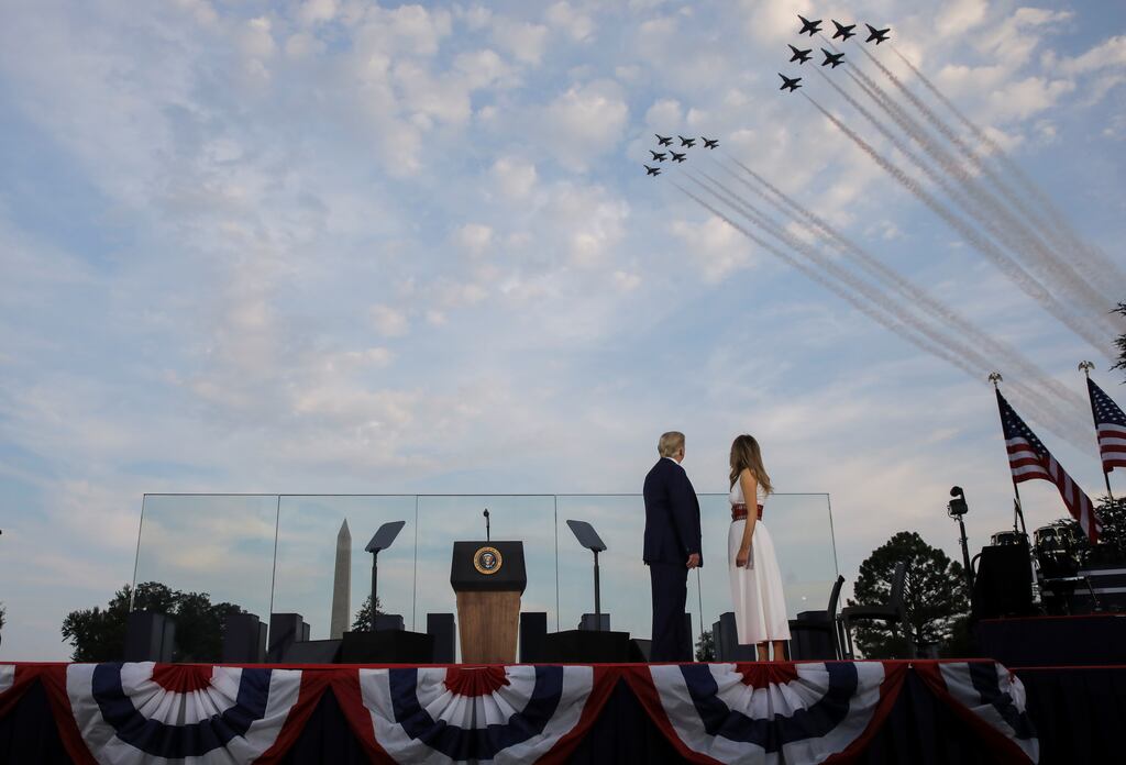 Trump Orders Four Mile Military Parade for His 79th Birthday