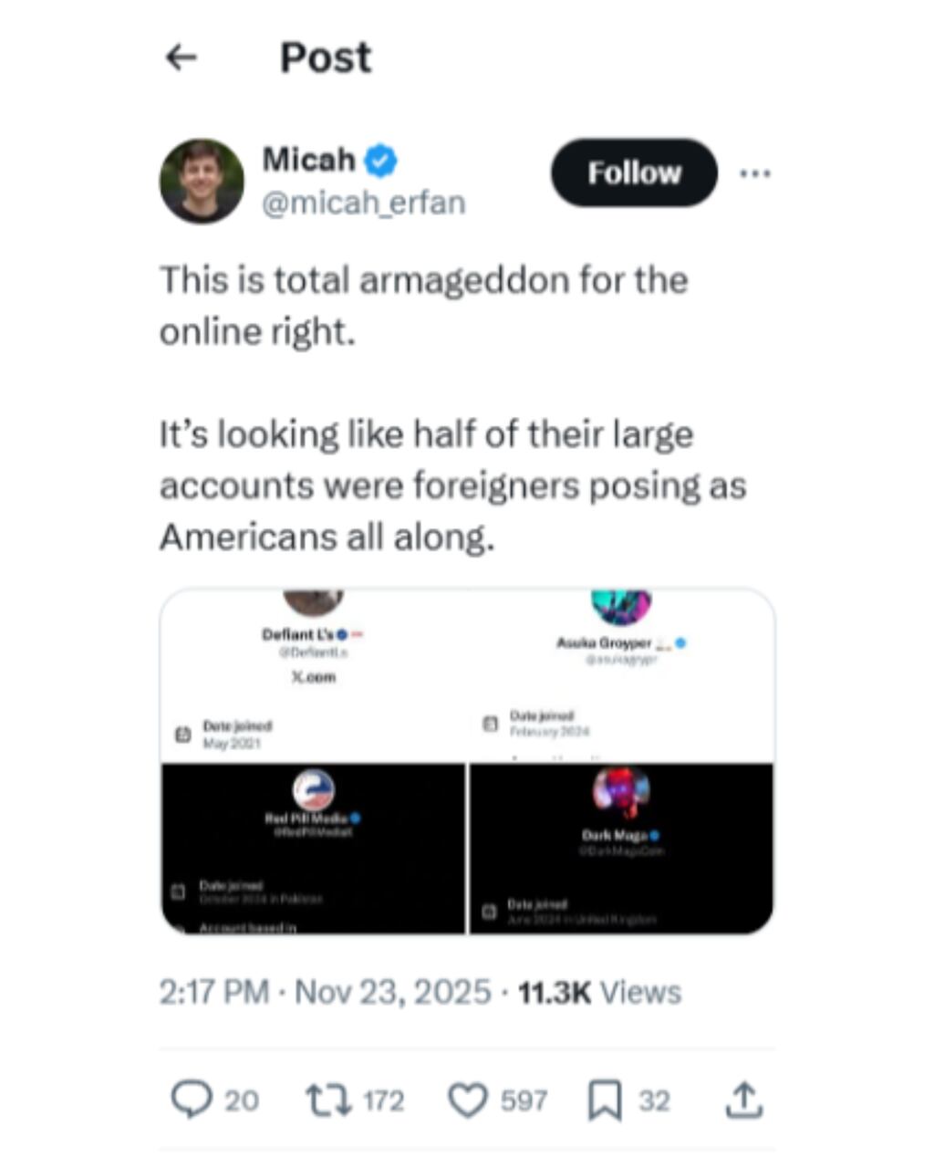 Top MAGA Influencers Accidentally Unmasked as Foreign Actors
