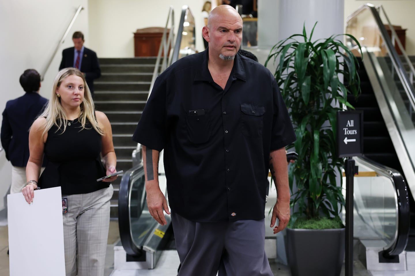 New Health Scare for Fetterman After Falling on His Face