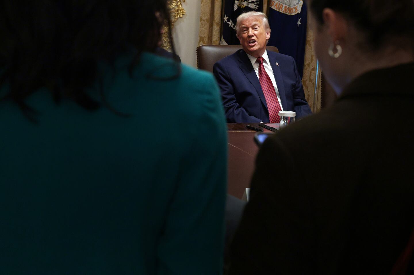 Sleepy Trump, 79, Unleashes Grumpy Attack on Female Reporter