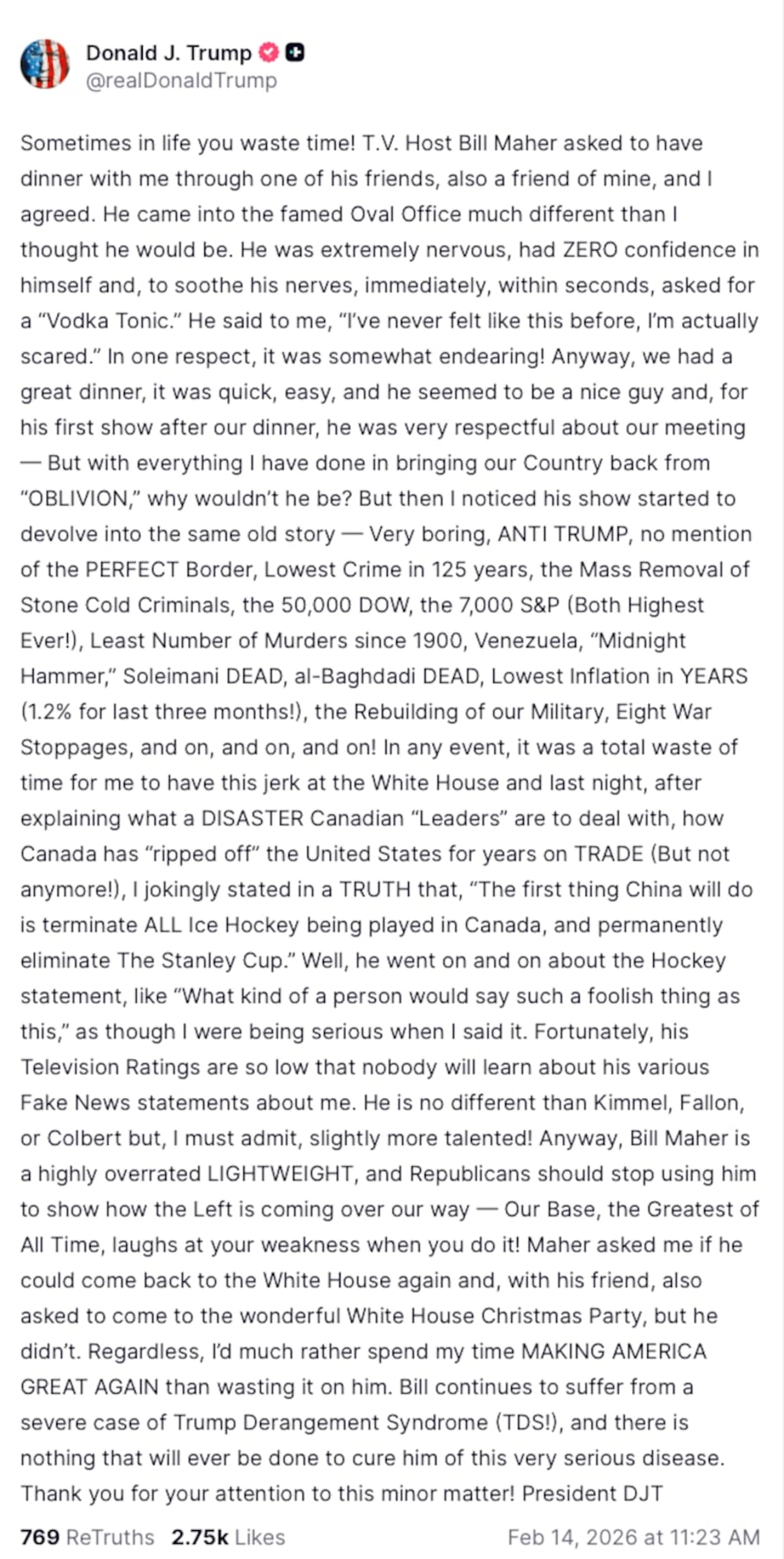 Bill Maher Blasts Donald Trump as ‘Break-Up’ Turns Brutal