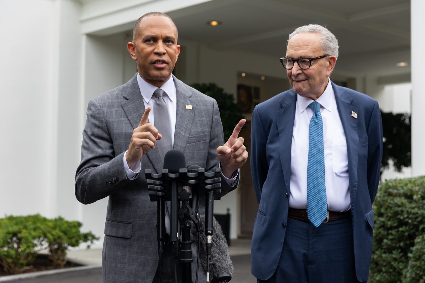 Top Dems Hakeem Jeffries and Chuck Schumer Call Donald Trump’s Shutdown ...