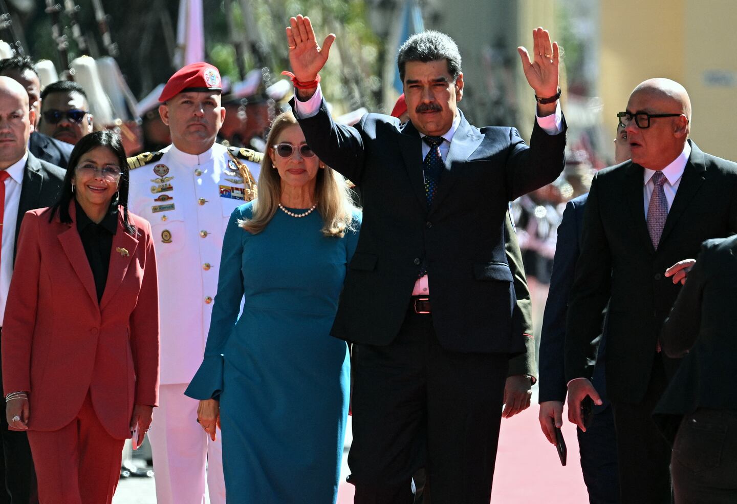 Venezuela VP Delcy Rodríguez Surfaces to Thumb Her Nose at Donald Trump