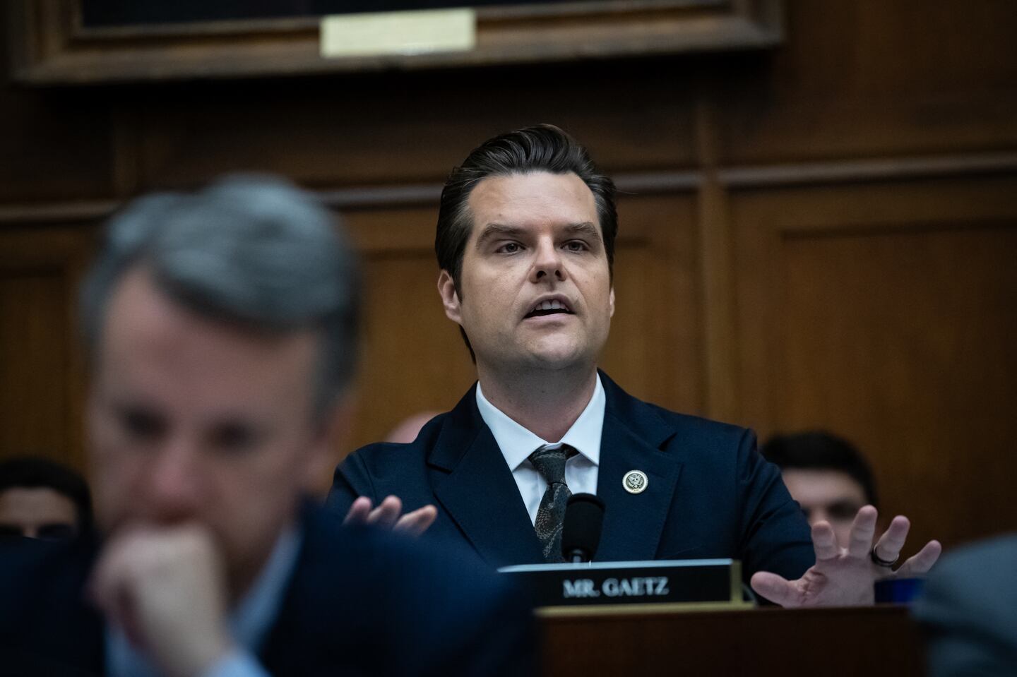 Matt Gaetz Begs George Santos for Advice After Viral Makeup Fail