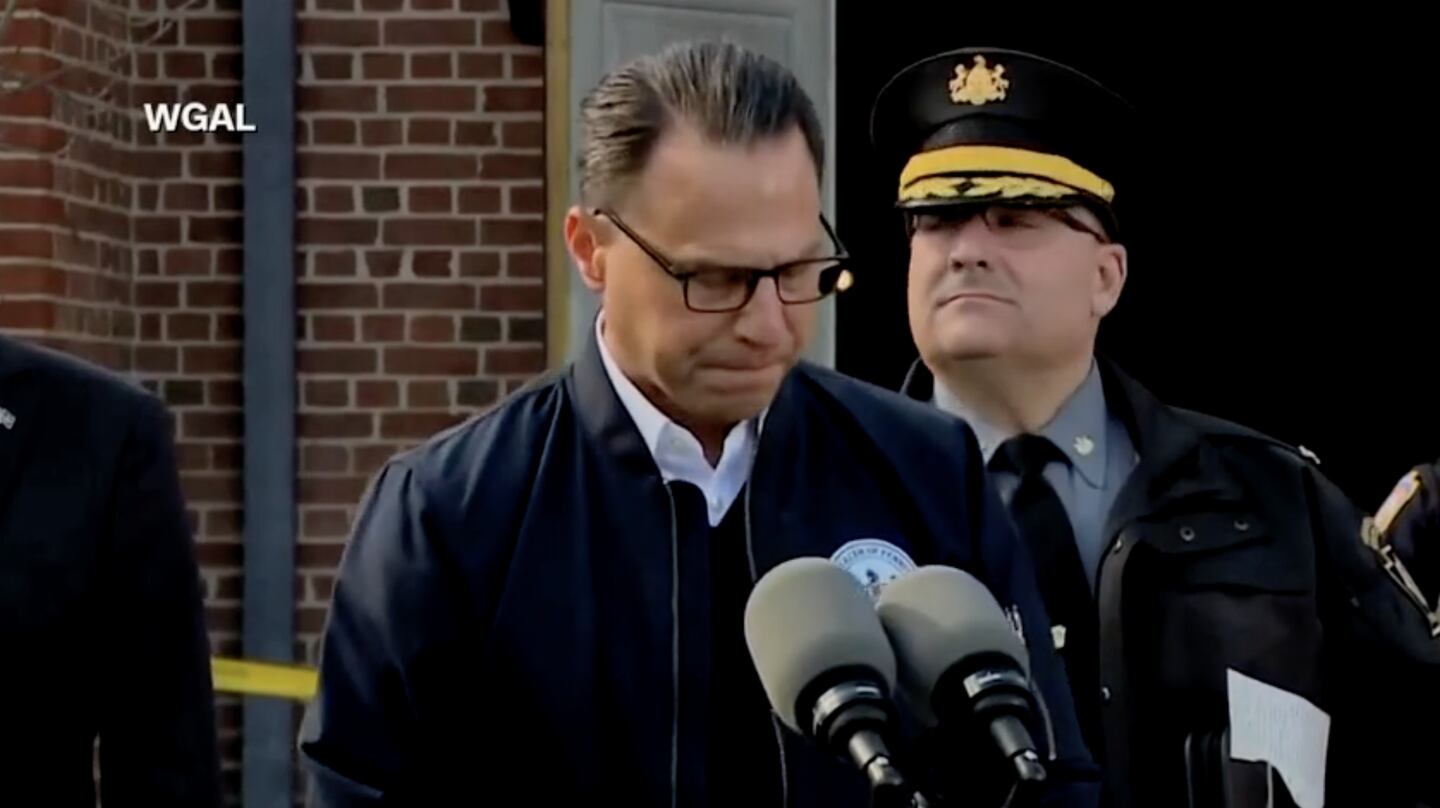 Pennsylvania Gov. Josh Shapiro Gets Emotional After Someone Firebombed ...