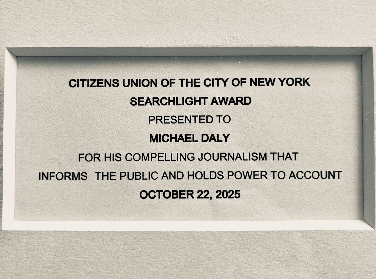 Beast’s Michael Daly Is Honored for Being ‘Soul and Conscience of ...