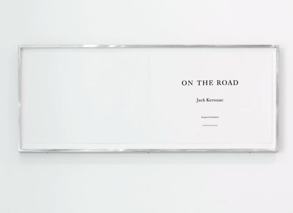 Ed Ruscha's Painted Words