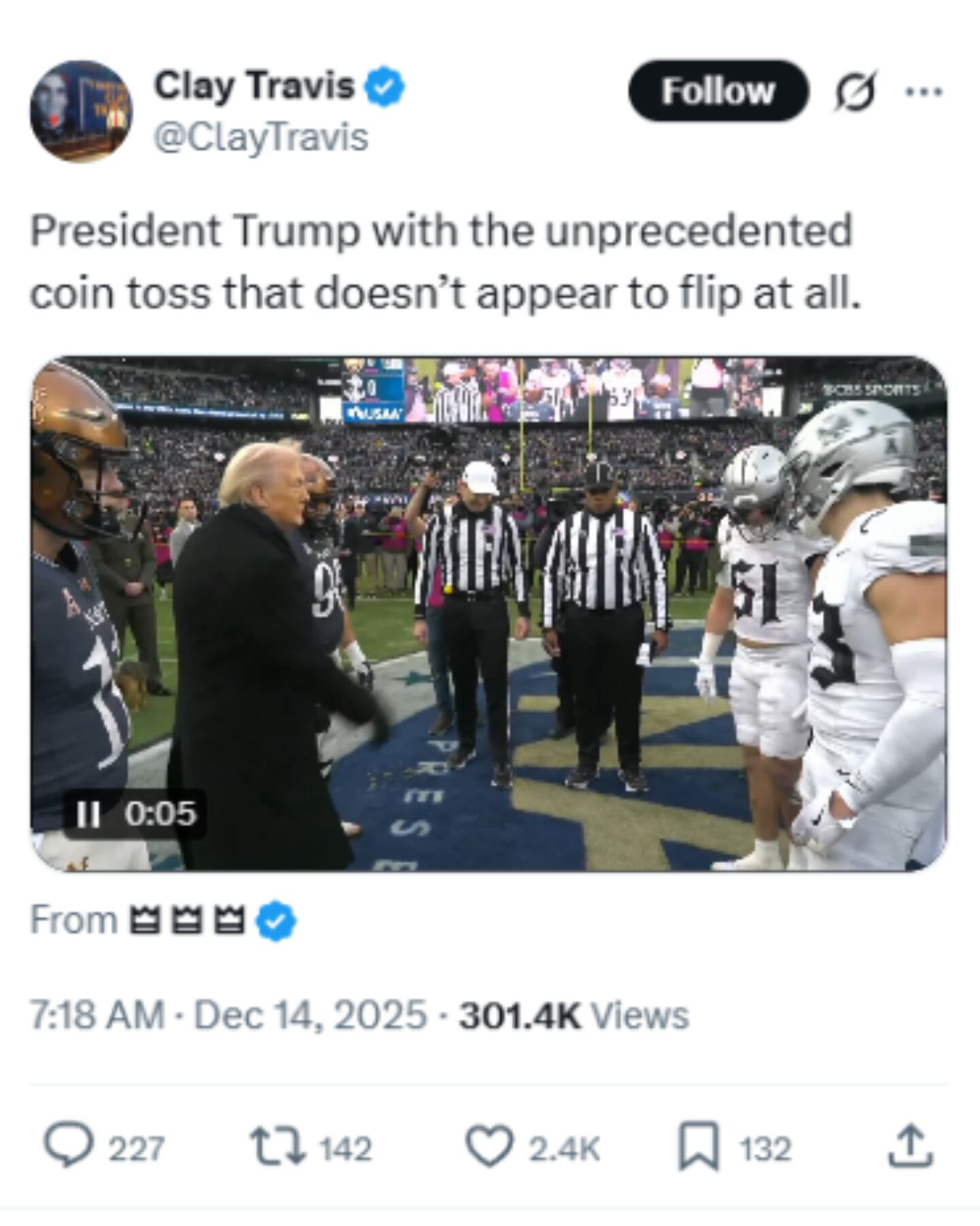 Donald Trump, 79, Stuns With Inability to Flip a Coin: ‘Worst in History’