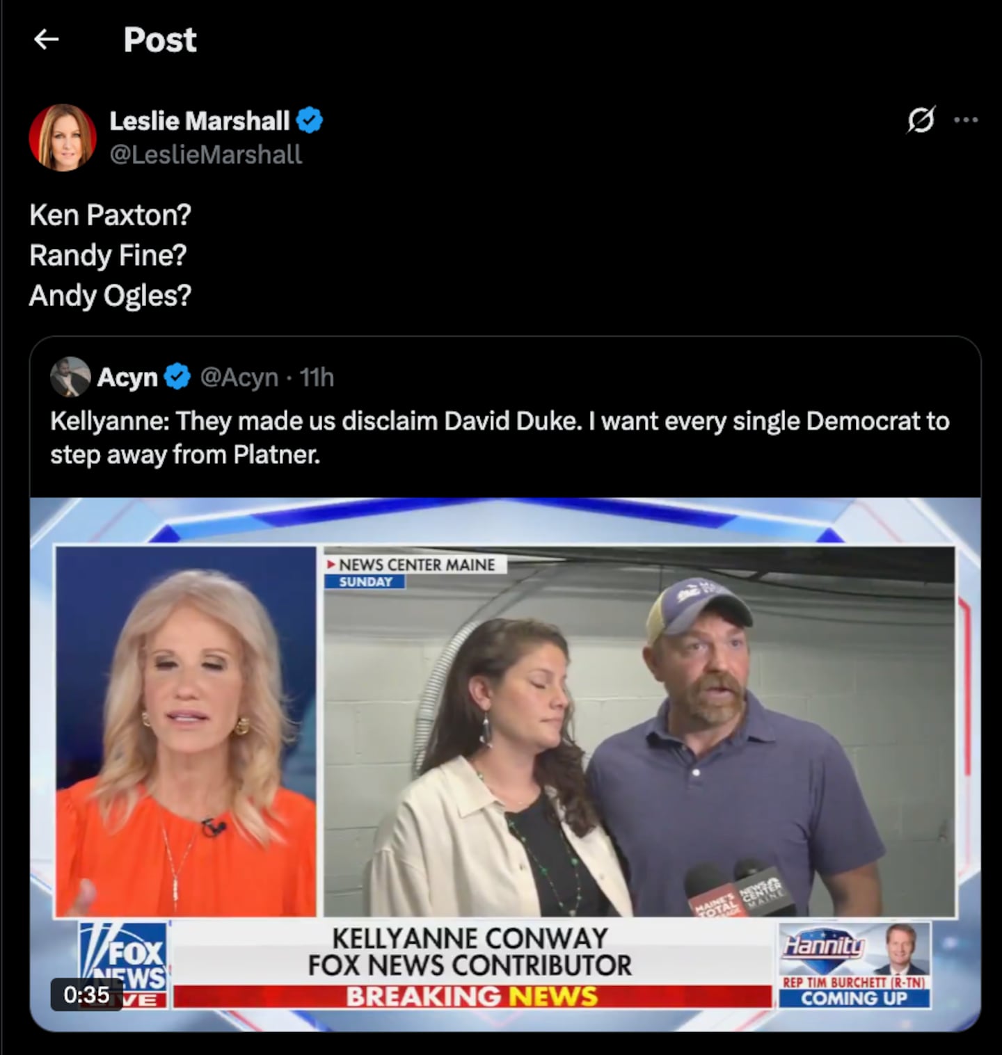 Kellyanne Conway Mocked for Bizarrely Comparing Democratic Candidate ...