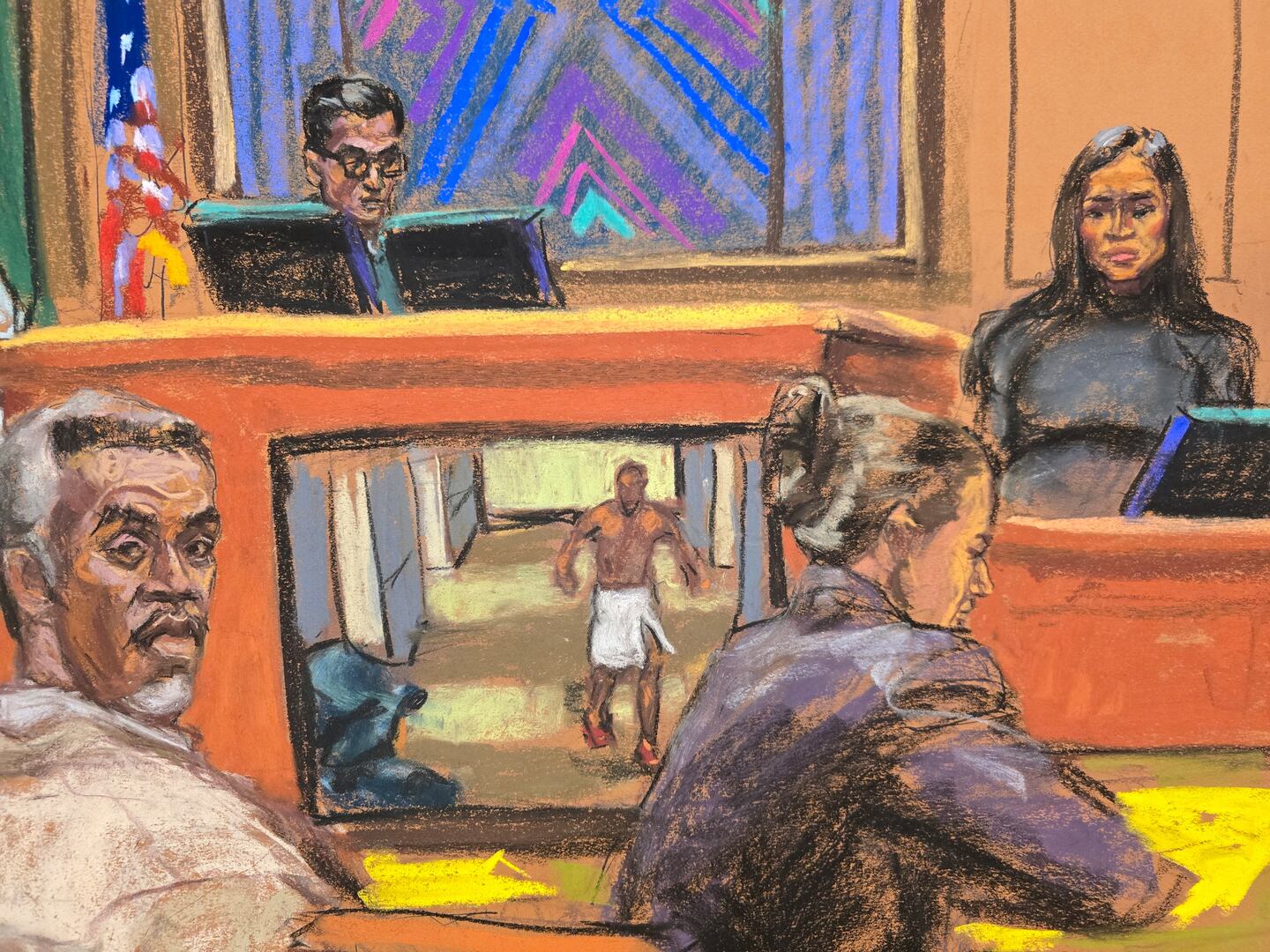 Diddy Jurors See 15-Minute Version of Cassie Beating Video