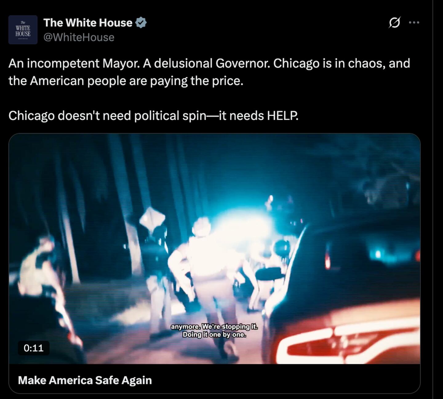 Trump and White House Busted Using Red State Footage to Show ‘Chaos’ in ...