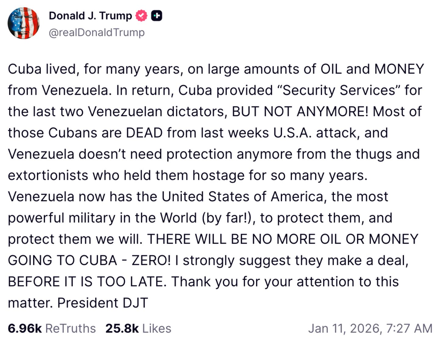 Trump Backs Plan to Install Goon Marco Rubio as Cuba’s President