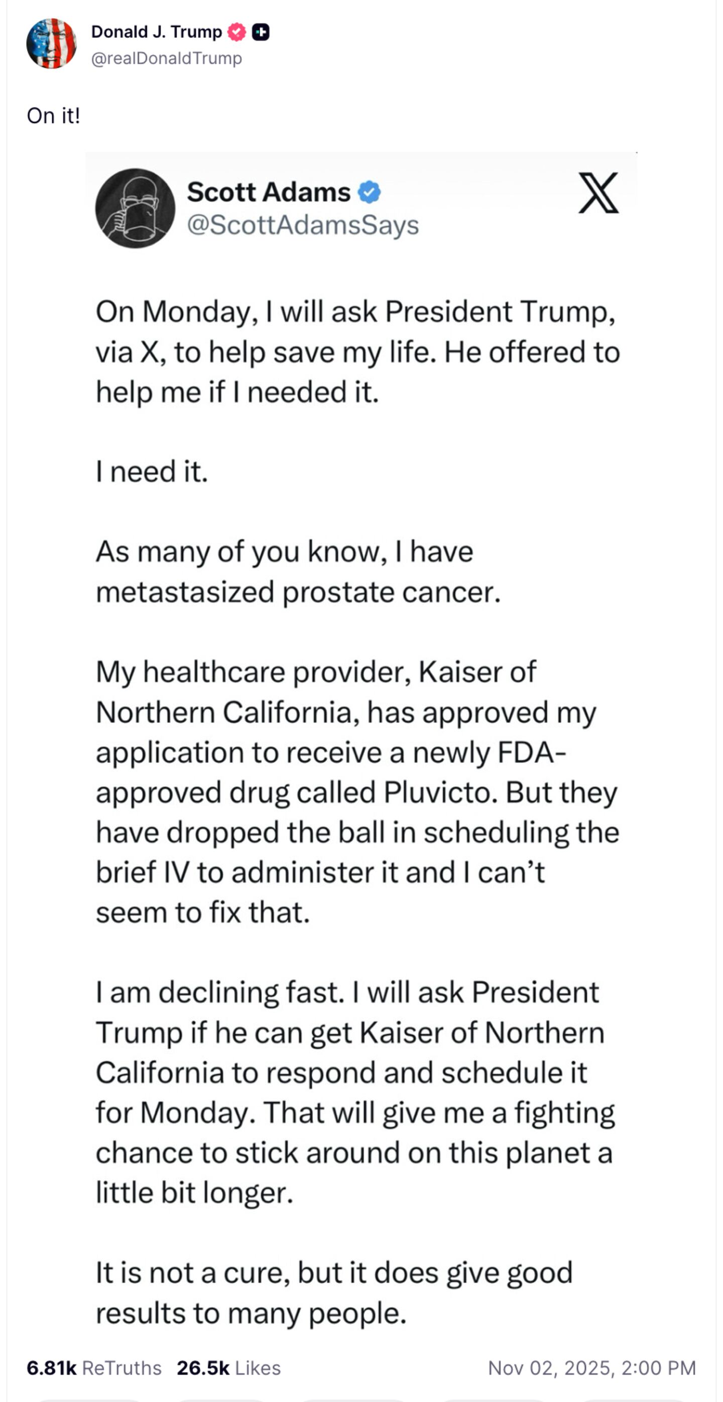 Trump-Loving ‘Dilbert’ Creator Scott Adams Dies at 68