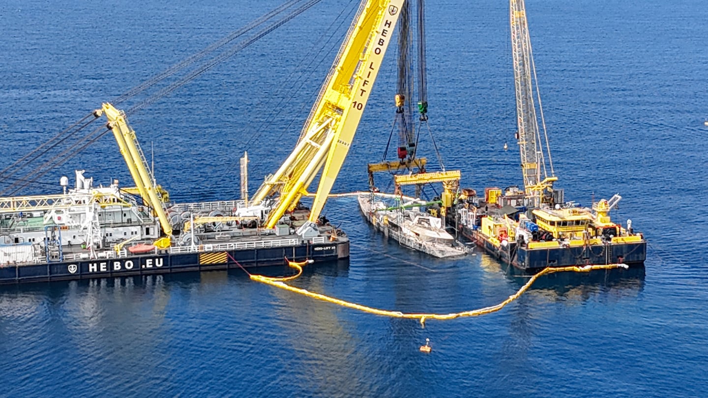 Doomed Superyacht Where 7 Died Is Raised From Ocean Bed