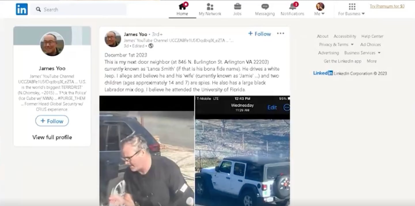 Arlington House Explosion Suspect James Yoo Made ‘Concerning’ Posts Before Shocking Blast, Cops Say