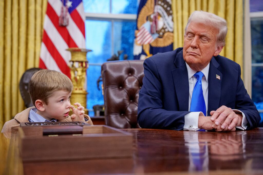 Trump Embraces Mini Elon’s White House Takeover With Heartwarming Gesture