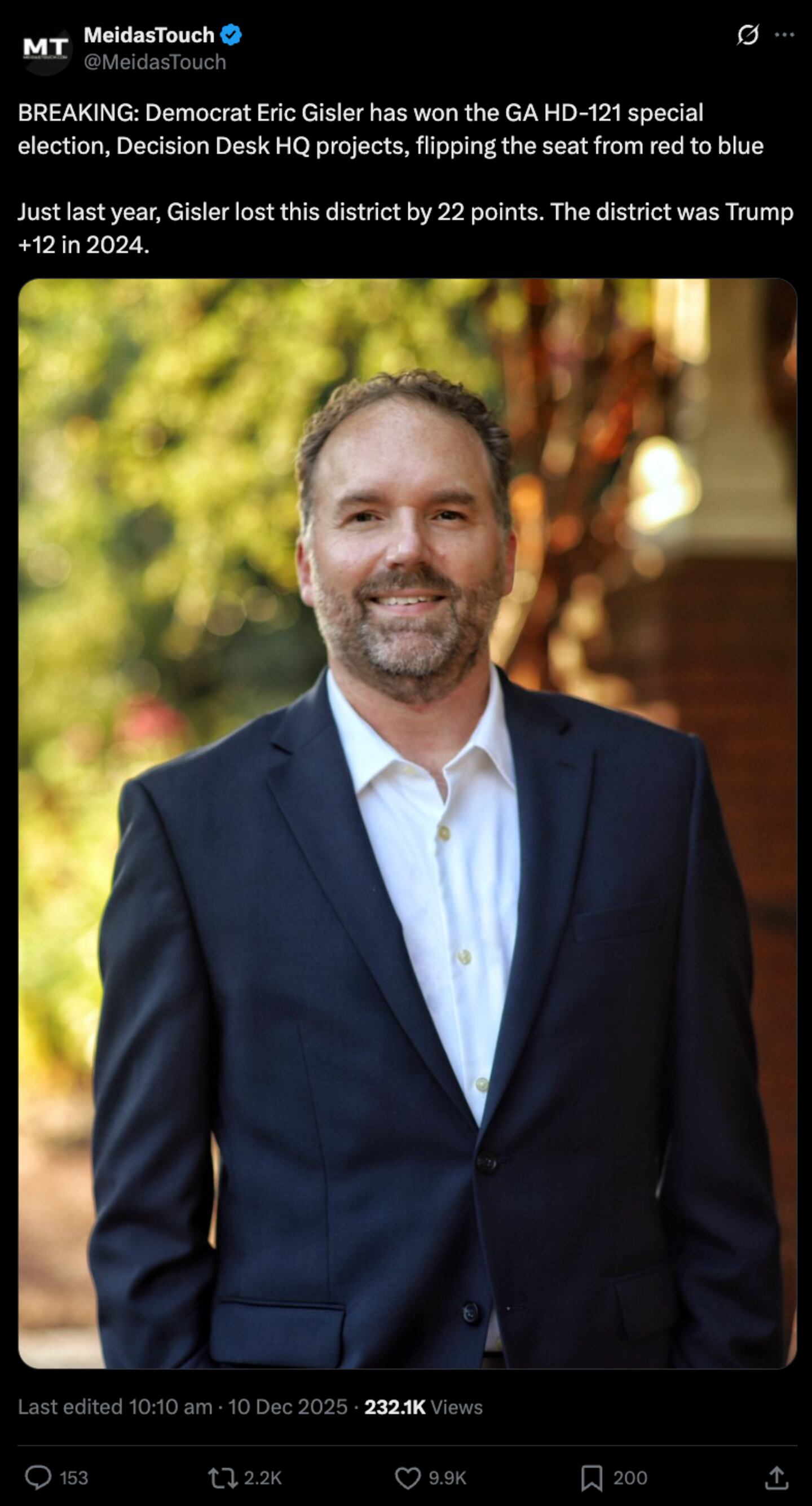 Democrat Flips State House Seat in Major Reversal of Pro-Trump District