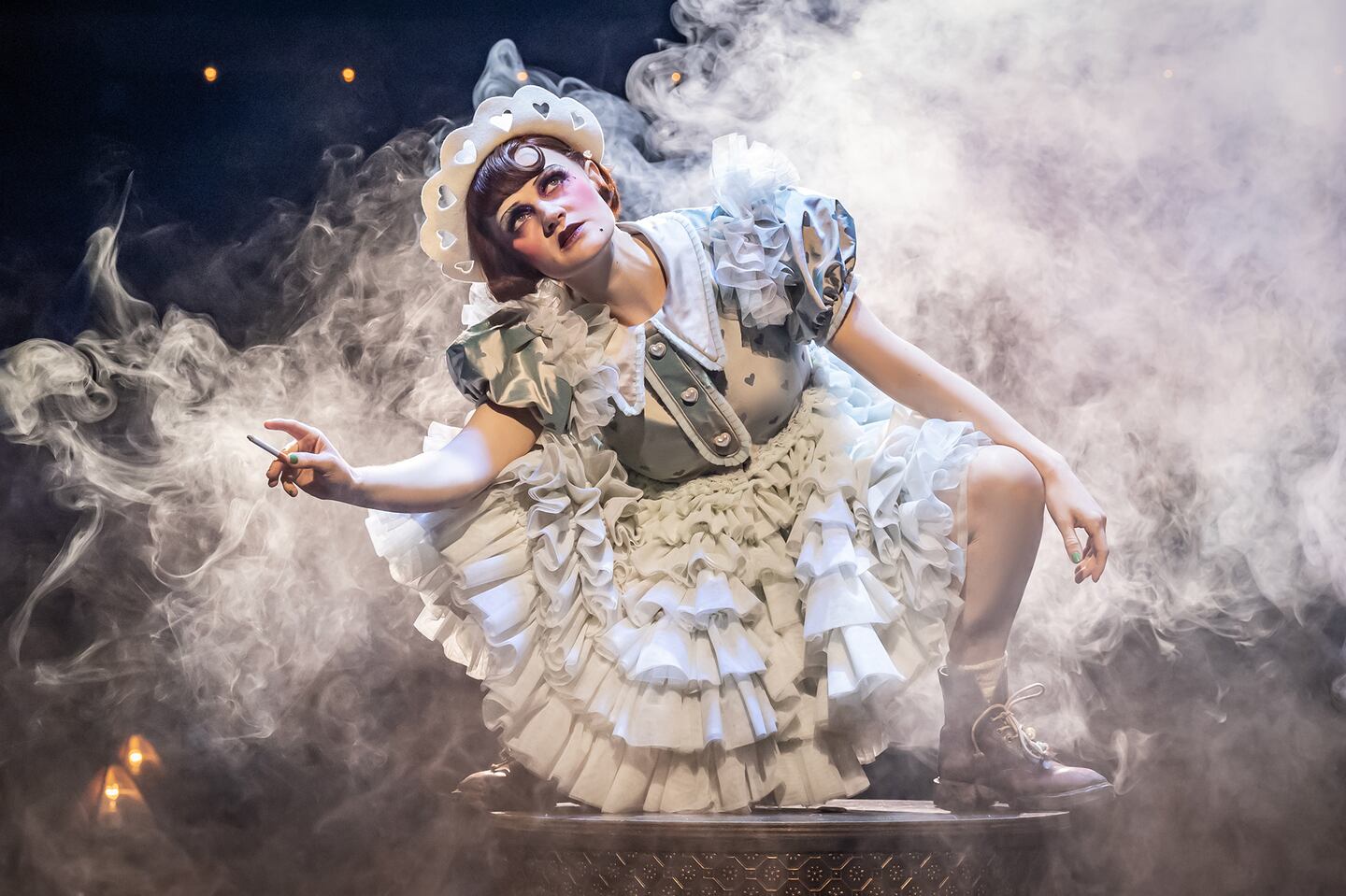 Eddie Redmayne Excels as the Emcee in a Boozy Broadway ‘Cabaret’