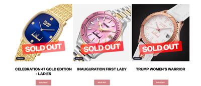 Pricey Trump-Edition Watch Ruined by Hilarious Spelling Flub