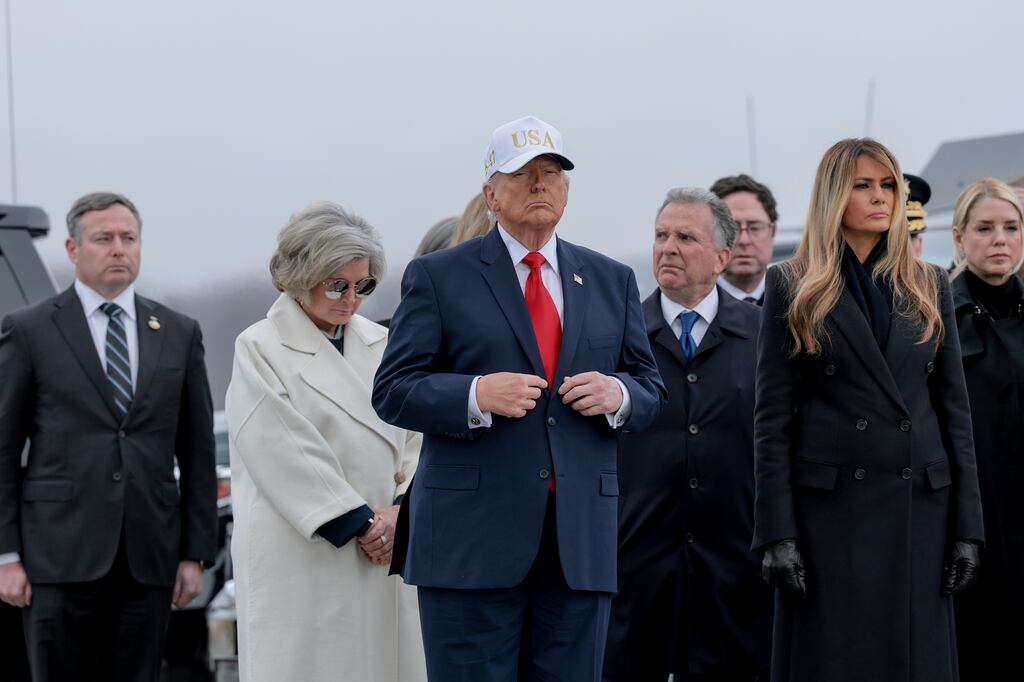Trump Uses Cabinet Meeting to Flog Tacky $55 Hats
